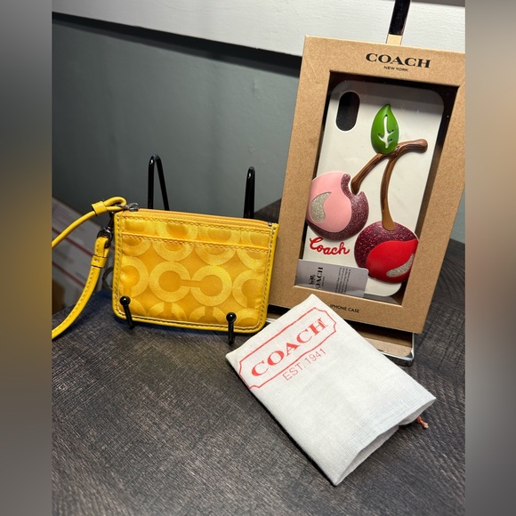 Coach | Bags | Coach Card Case Bundle | Poshmark